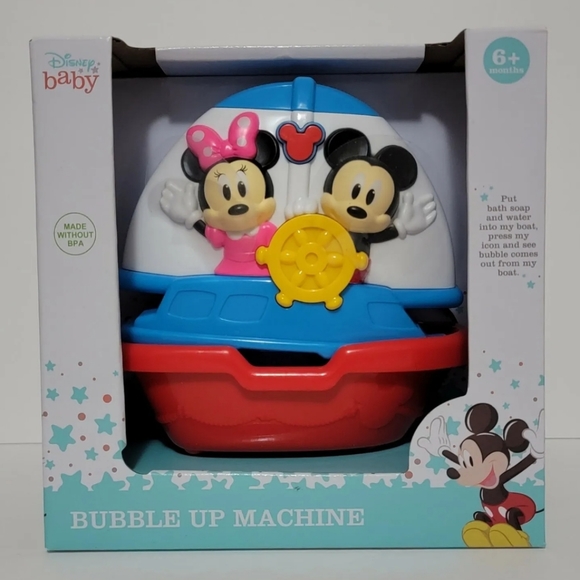Disney | Other | Disney Baby Bubble Up Machine Bath Toy Minnie And ...